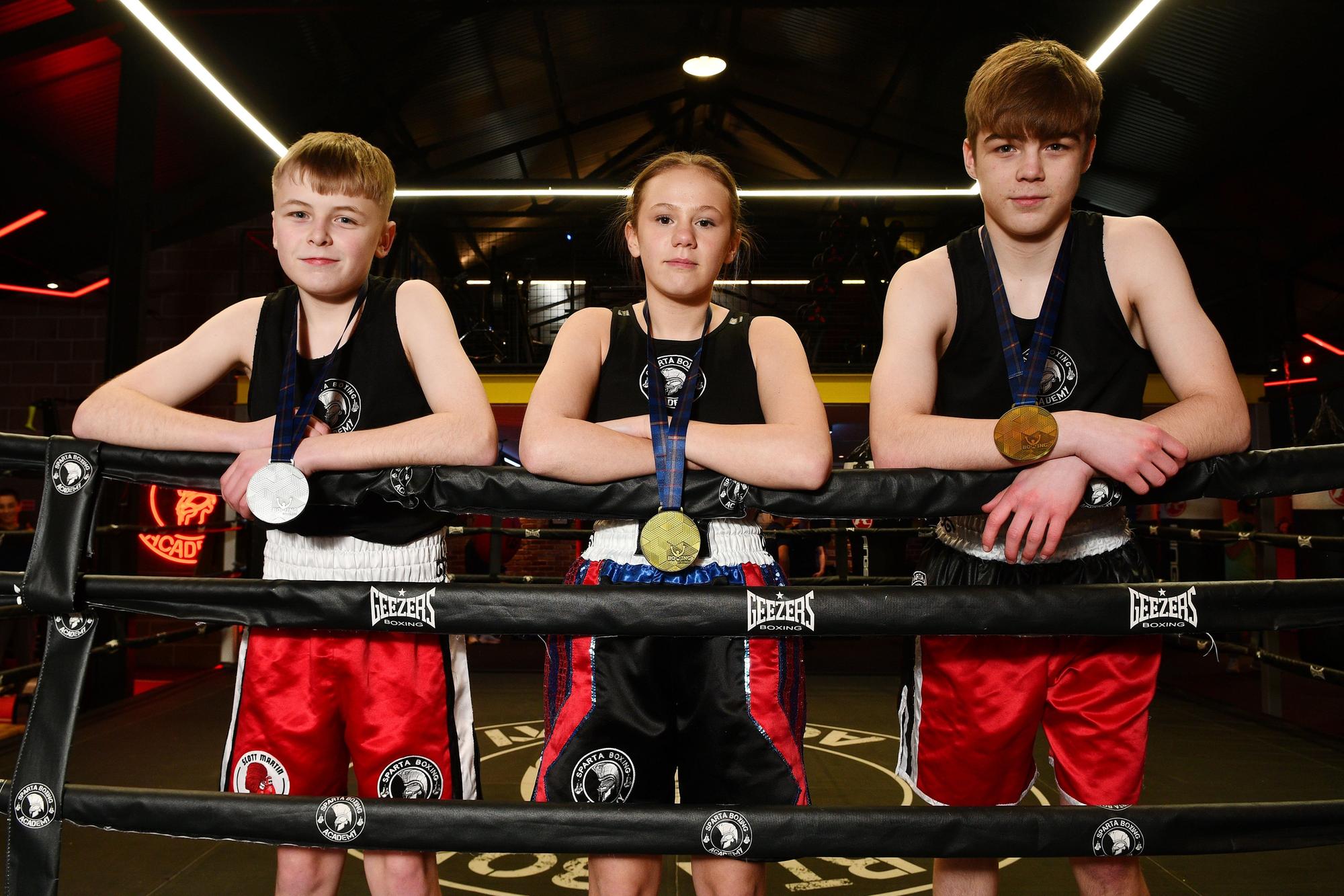 Sparta Boxing Academy trio seal medals at Scottish Development ...