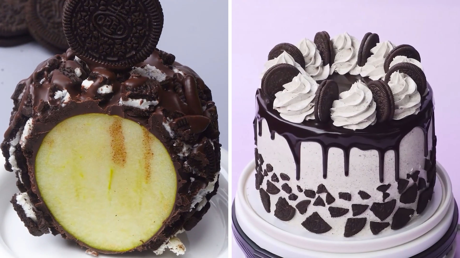 Apple Chocolate Cake with Oreo Topping | A Sweet & Crunchy Delight | Mr ...