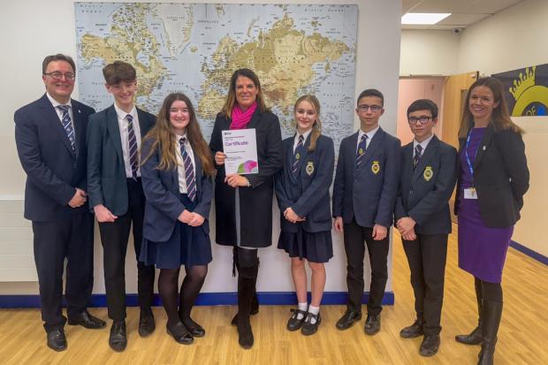Hampshire secondary school receives prestigious award