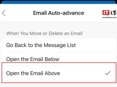 Outlook升级：邮件分类功能上线，iOS版新增“返回上一封”选项