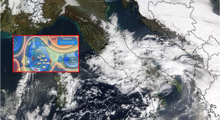 Meteo, vortice mediterraneo in arrivo: temporali, neve a bassa quota e venti fino a burrasca ...