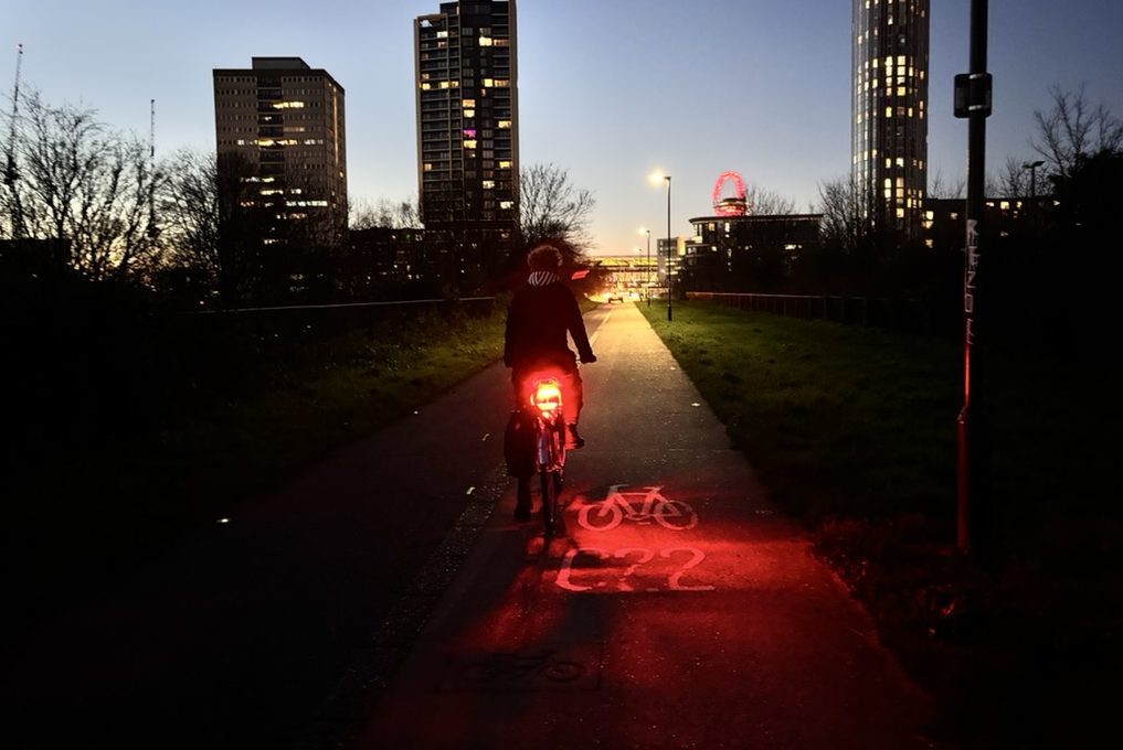 Map shows London cycling routes labelled unsafe after dark for women