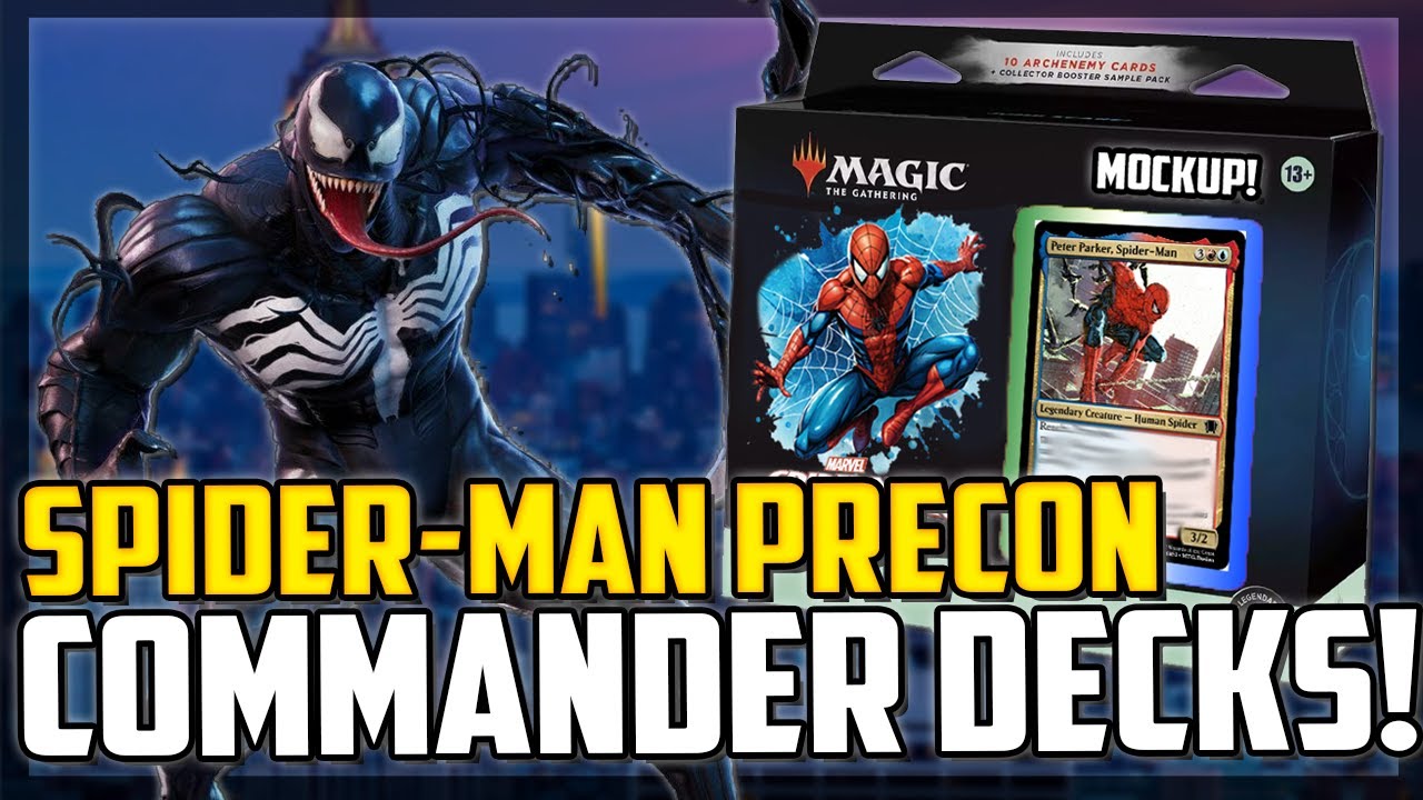 Spider-Man Precon Commander Decks! Colors, Commanders, And More ...
