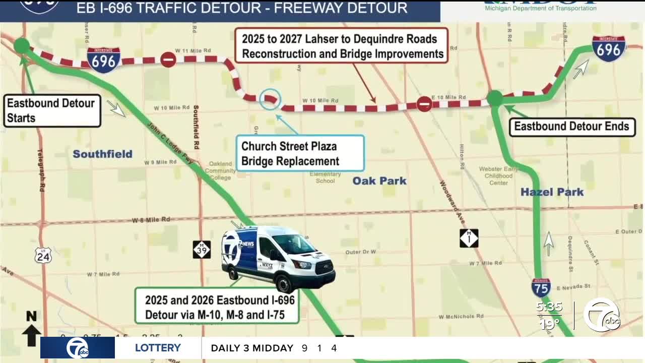 'Congestion nightmare': Residents understanding, yet nervous over I-696 ...