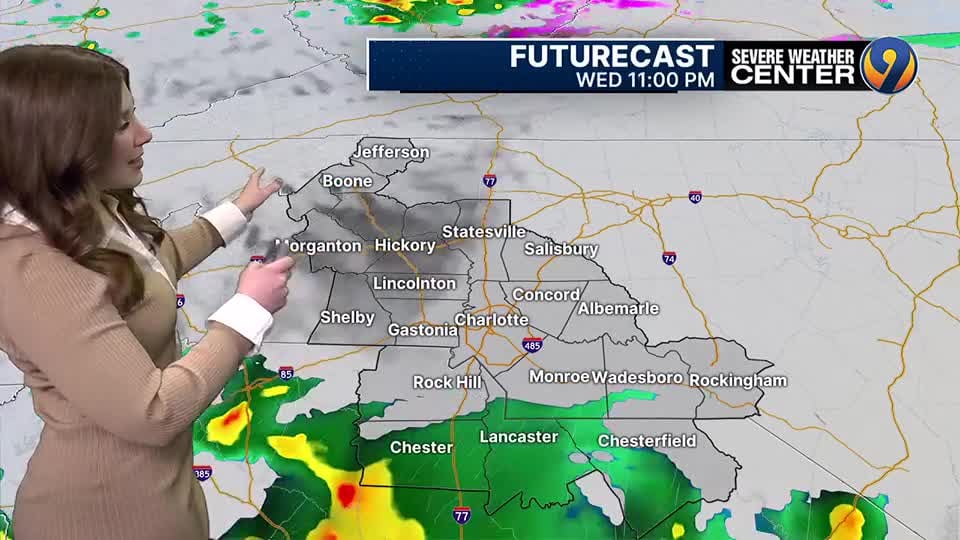 Wednesday morning's forecast with Meteorologist Danielle Miller