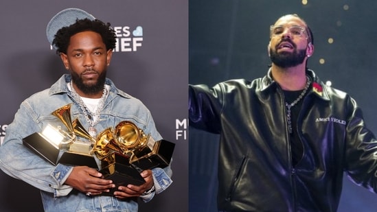 Drake's over-the-top bullet-ridden hoodie post Lamar's Grammy wins has ...