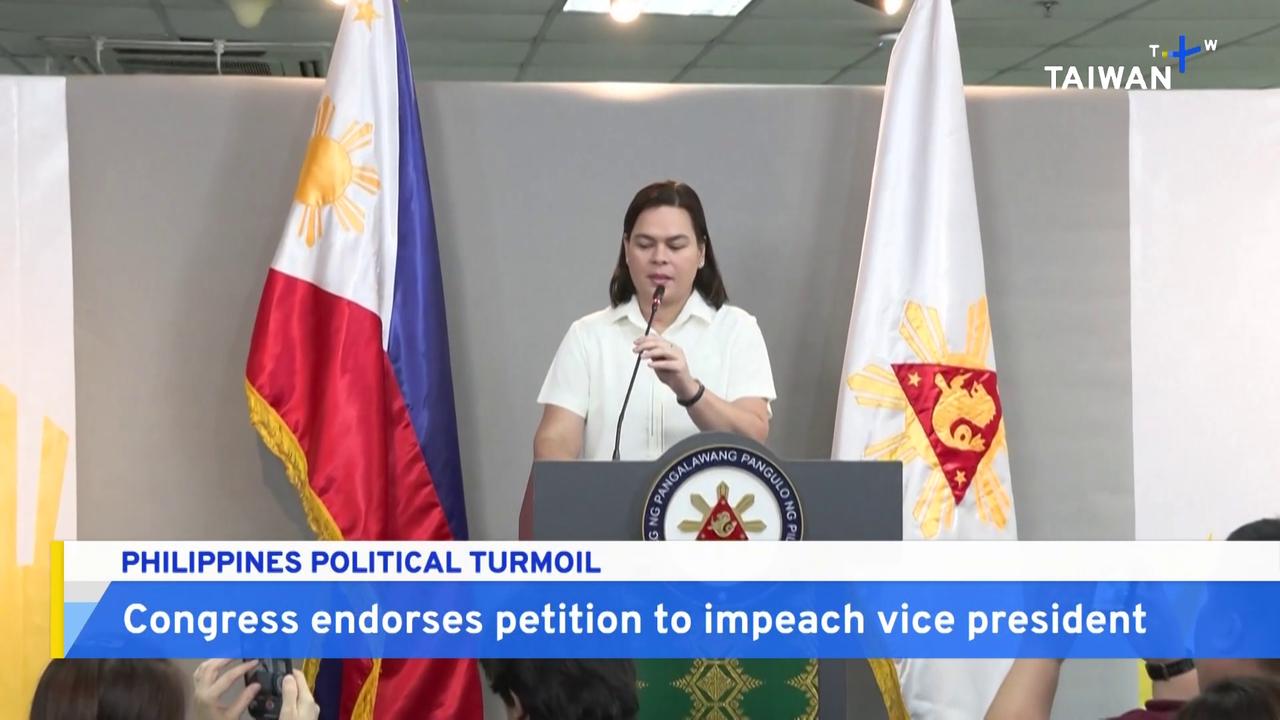 Philippines Lower House Passes Petition To Impeach Vice President ...