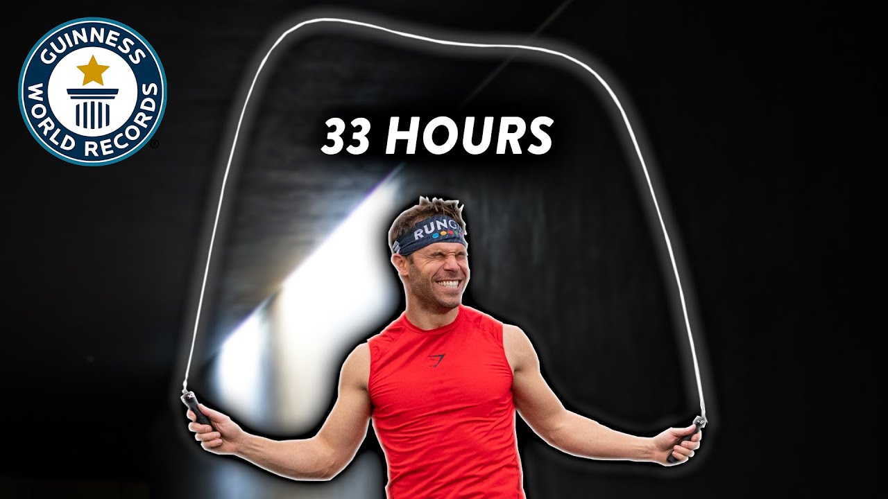 33-Hour World Record Jump Rope Attempt – Can It Be Done?