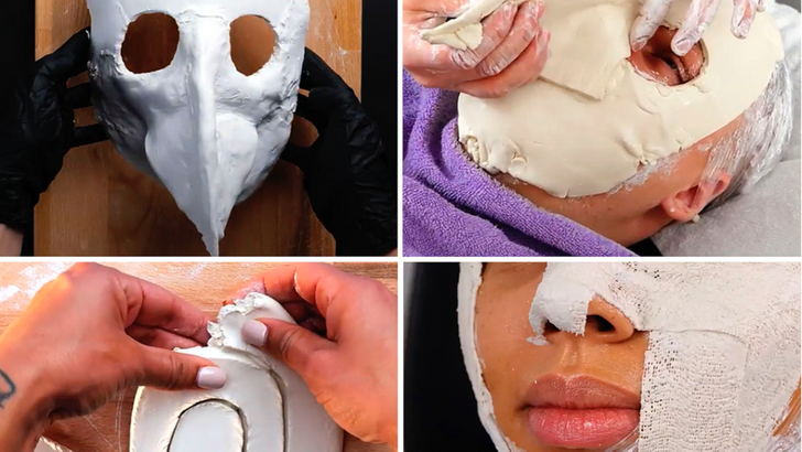 Unique clay and gypsum masks created by a master! Let’s get ready for a ...