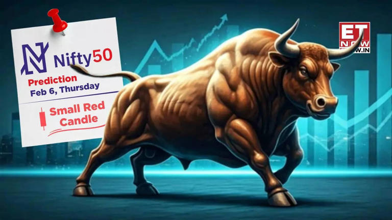 Nifty 50 Prediction For Tomorrow, Feb 6: Small red candle on chart; Check support, resistance ...