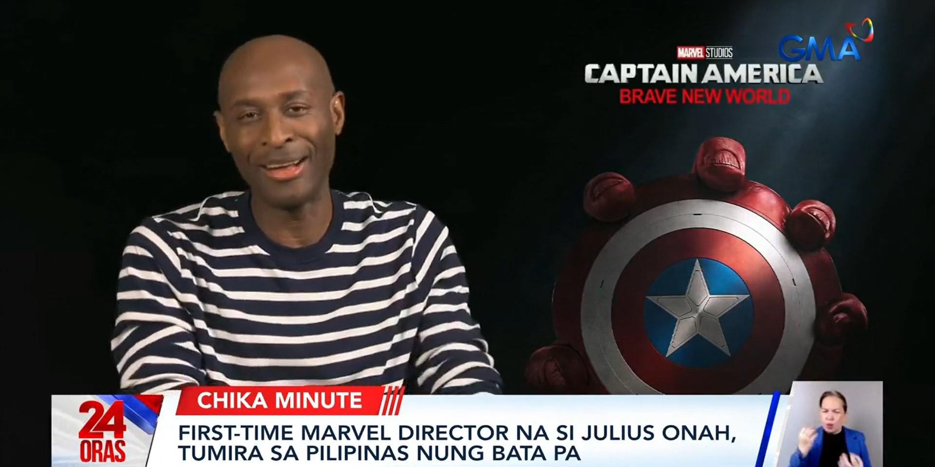 'Captain America: Brave New World' director Julius Onah recalls time he lived in PH as a child
