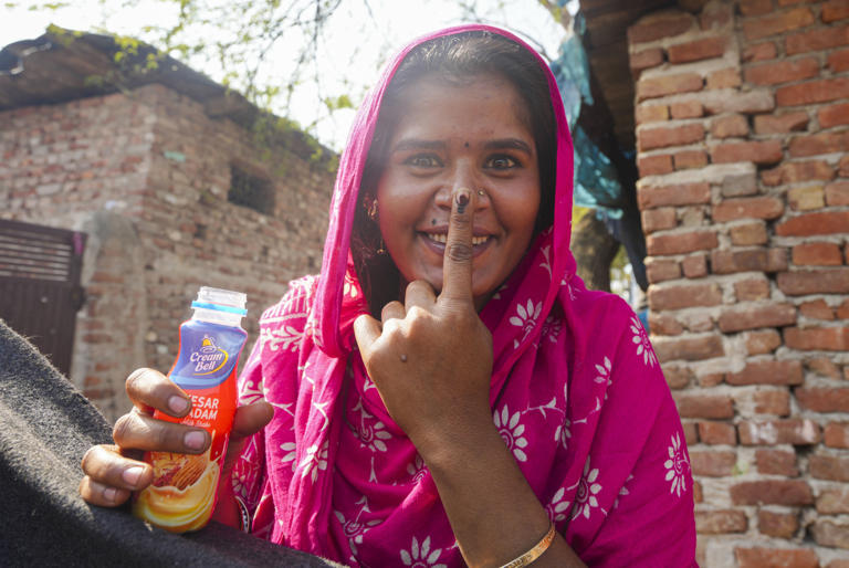Several exit polls predict victory for BJP in Delhi assembly polls Several exit polls predict victory for BJP in Delhi assembly polls