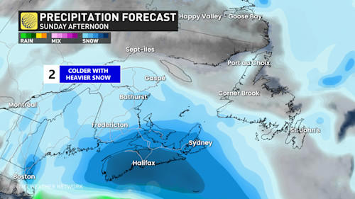 Back-to-back stormy, wintry systems take aim at Atlantic Canada
