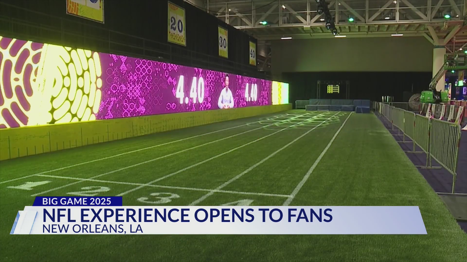 NFL experience will open to fans in New Orleans