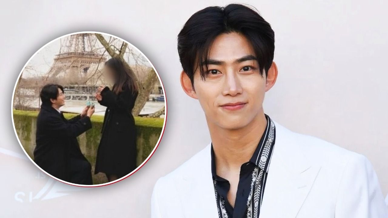 XO Kitty Actor Ok Taec-yeon Proposes To His Girlfriend Under Eiffel ...