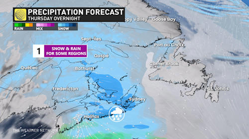 Back-to-back stormy, wintry systems take aim at Atlantic Canada