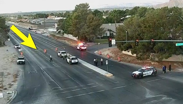 Pedestrian struck, killed near northwest Las Vegas intersection