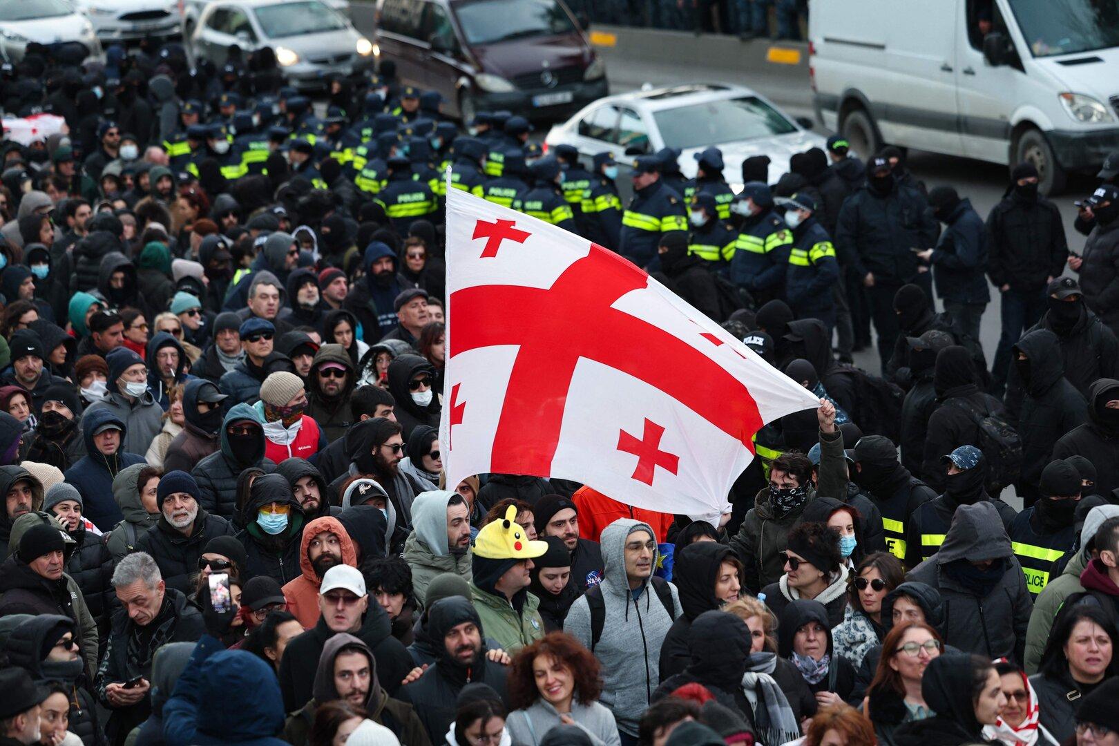 EU oder Russland? Georgien-Proteste in kritischer Phase