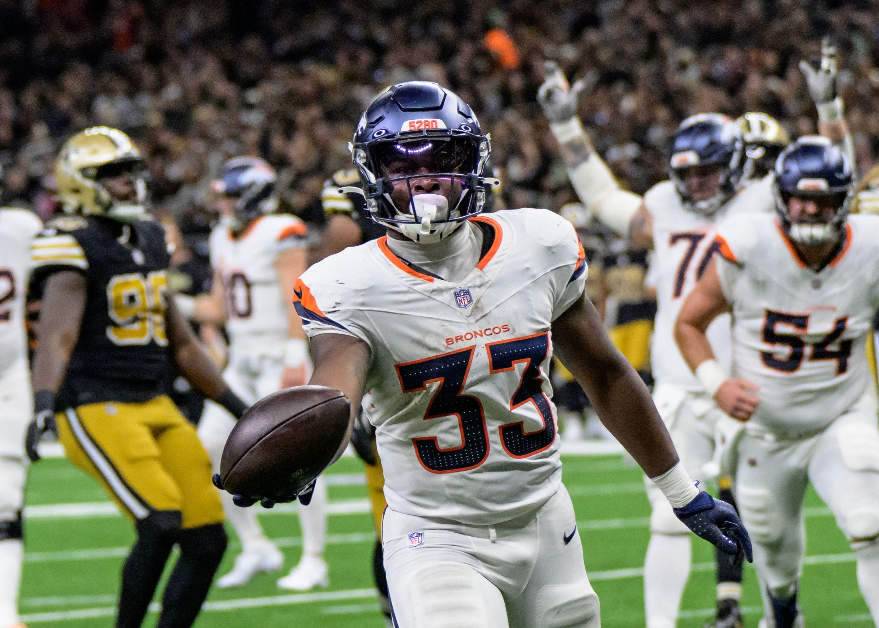 Broncos' top 10 leading rushers from 2024 season