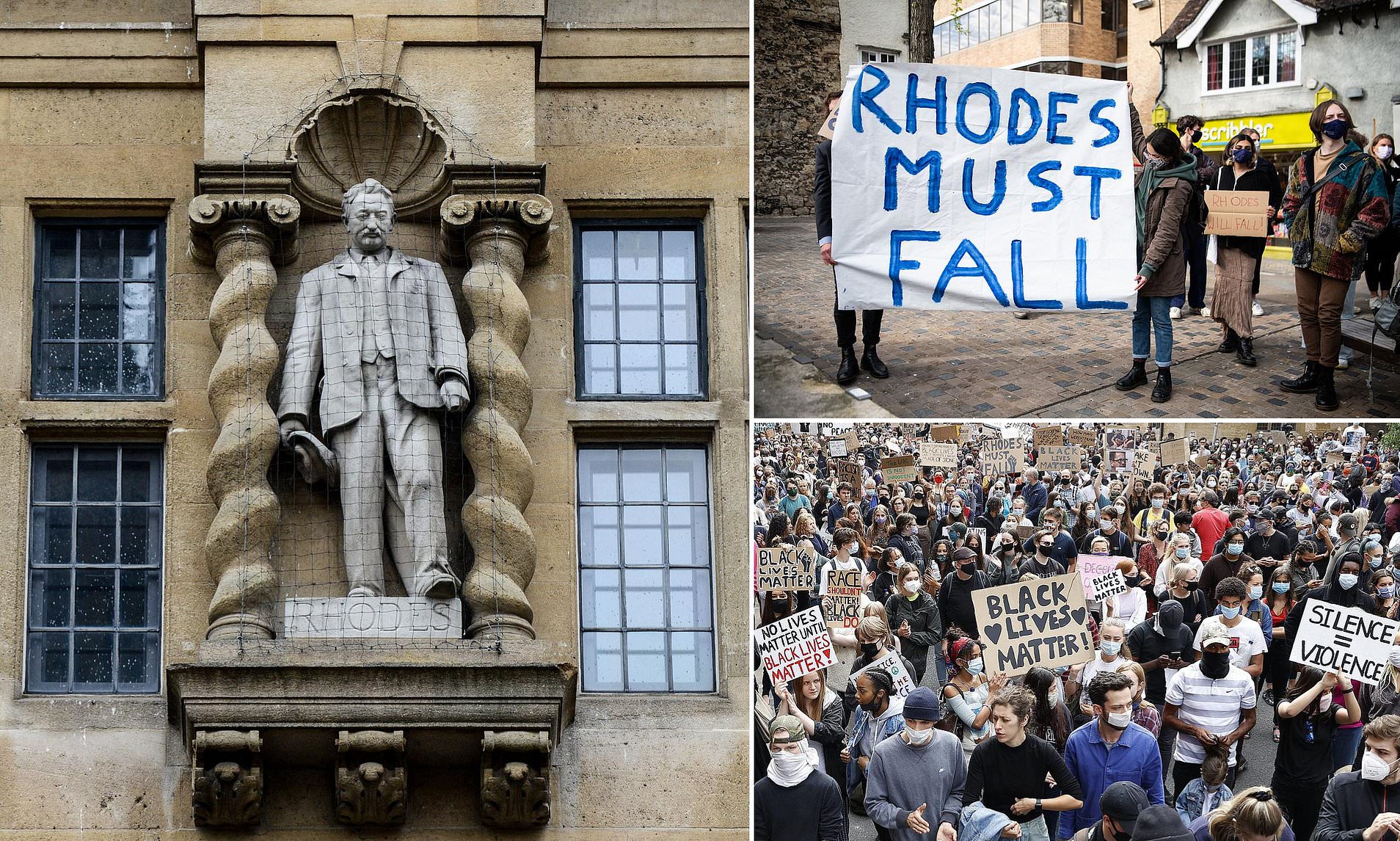 Cecil Rhodes Oxford statue to stay along with new Zimbabwean sculpture
