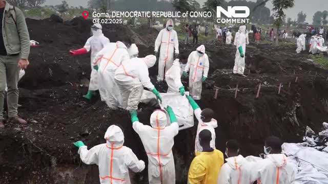 RDC : au moins 900 morts enterrés dans des fosses communes à Goma RDC : au moins 900 morts enterrés dans des fosses communes à Goma