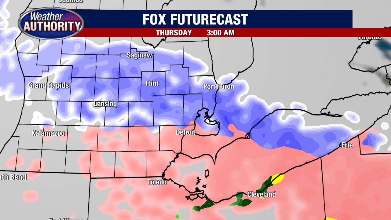 Metro Detroit weather: Wintry mix arrives late to create a slick, messy ...