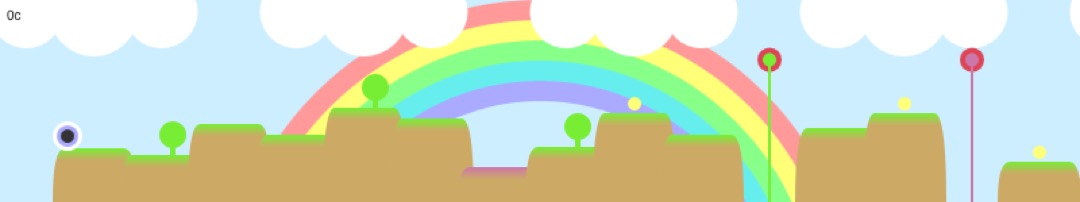 Try Bouncing Beholder, a complete platform game in just 1,024 bytes of code