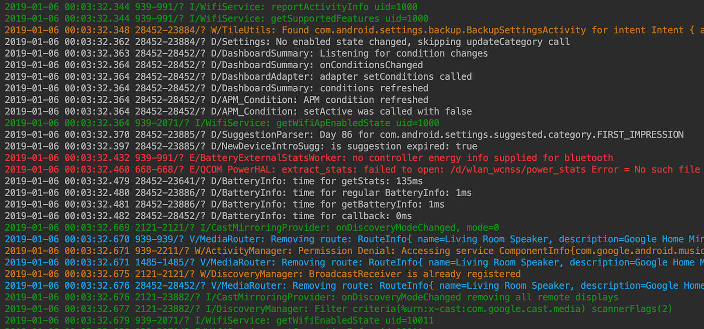 Cómo acceder a los logs en Android y sacarles el máximo partido