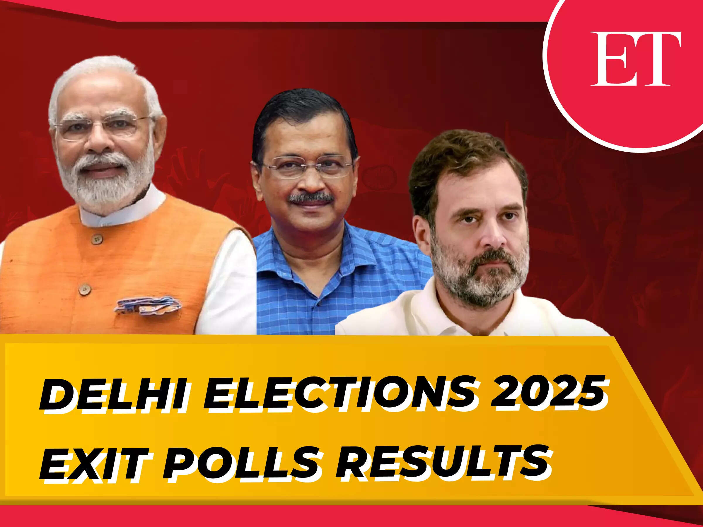 Delhi Elections Exit Poll Highlights: Predictions show neck-and-neck ...