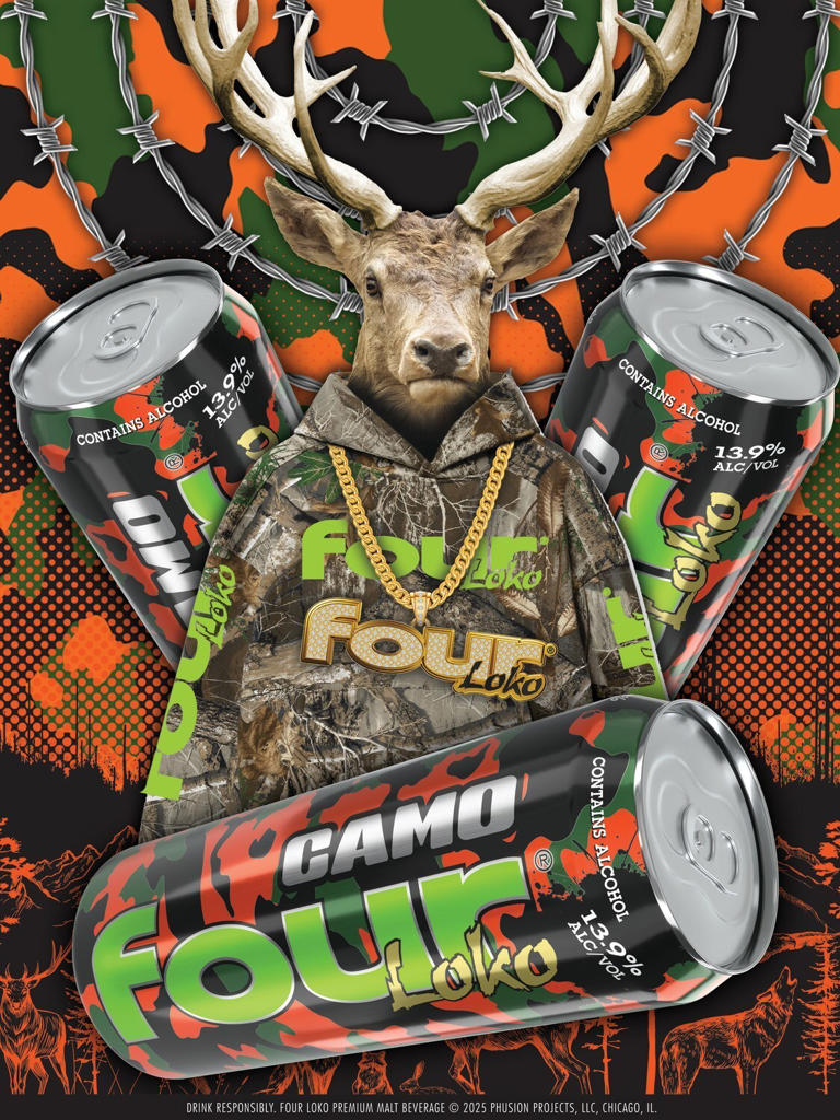 Four Loko Goes Wild In New Campaign To Introduce Camo Flavor For 2025