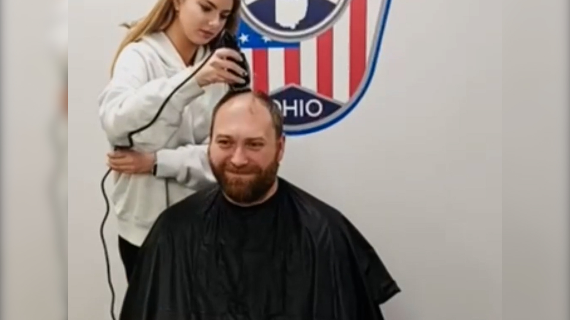 Police officers shave heads and facial hair in solidatiry with local ...