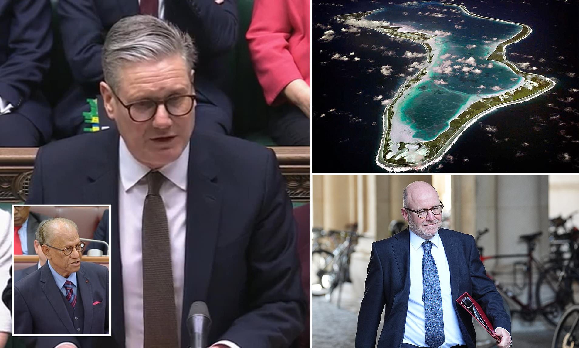 Keir Starmer hammered over '£18bn surrender' on Chagos Islands at PMQs