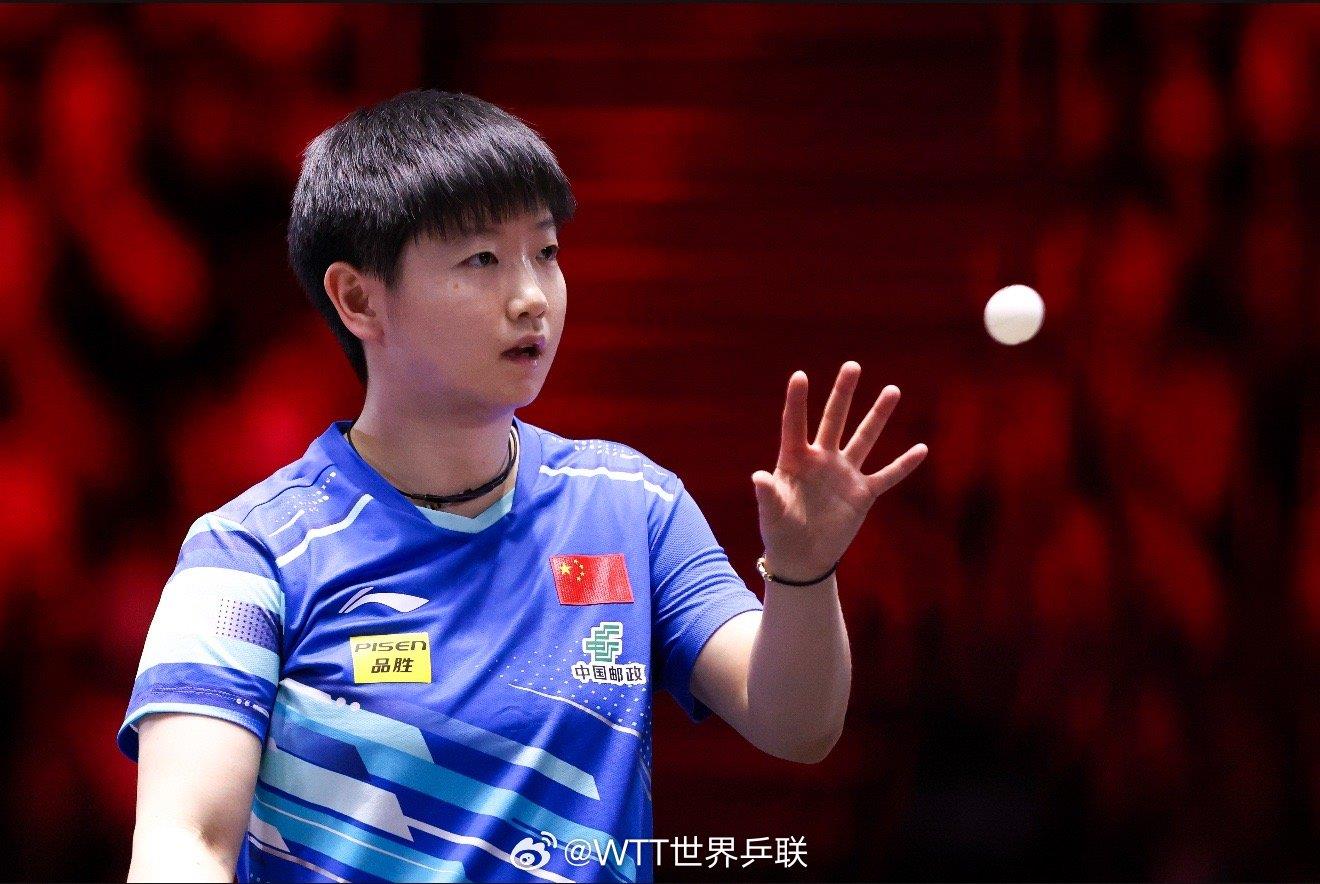 WTT新加坡大满贯孙颖莎晋级女单16强