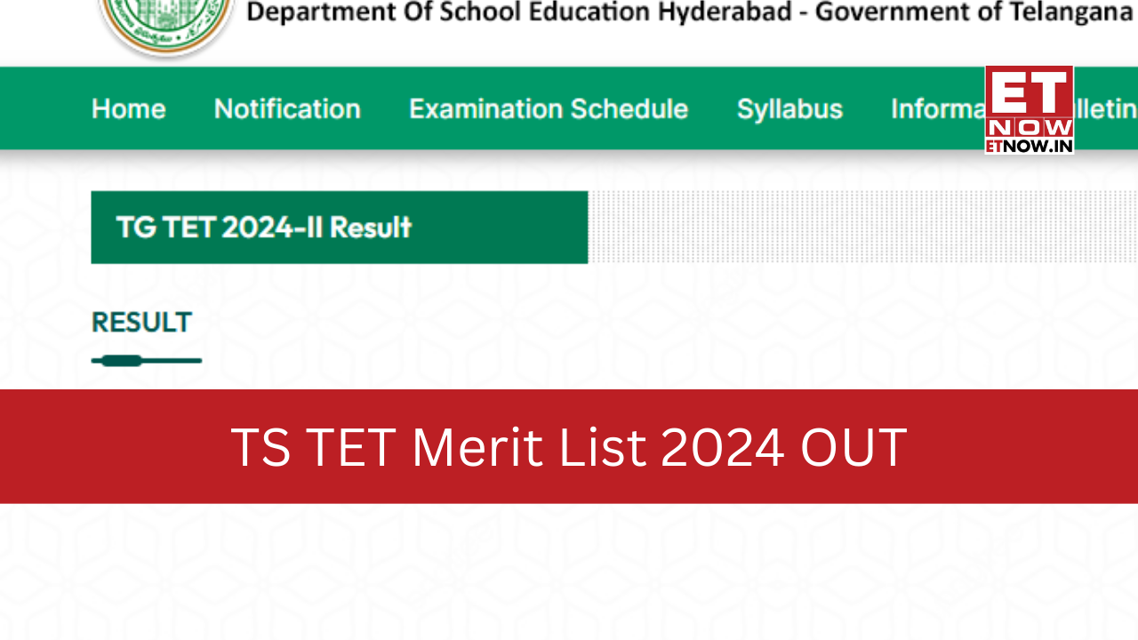 TS TET Merit List 2024 OUT at tstet2024.aptonline.in; How to download toppers list PDF