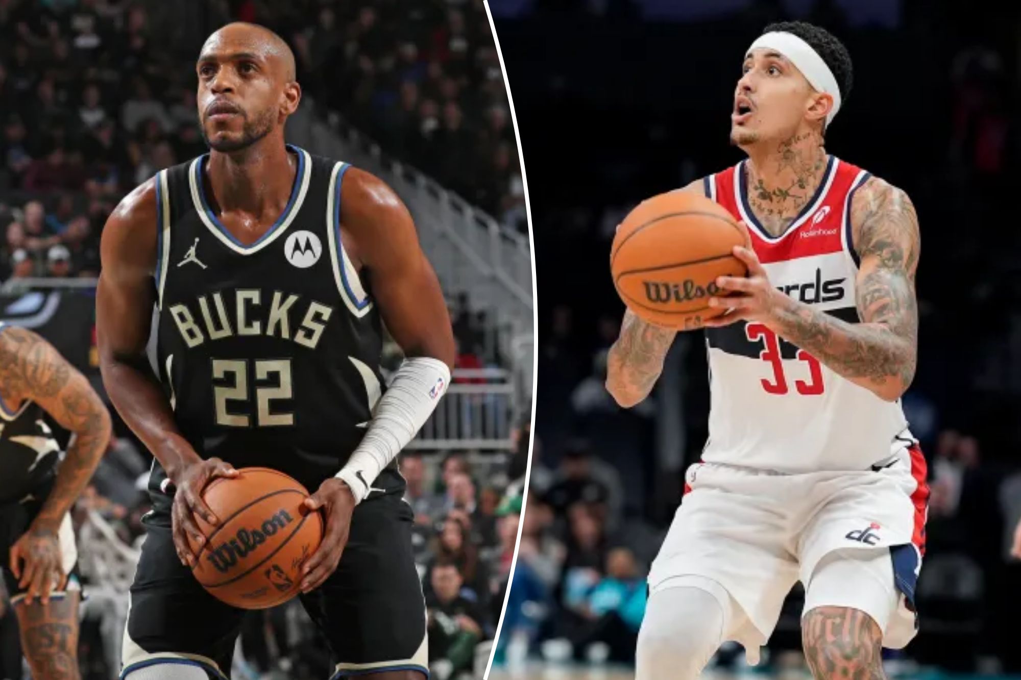 Bucks take big swing in trading Khris Middleton to Wizards for Kyle Kuzma