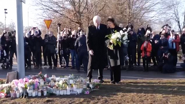 Sweden's royals visit school in Orebro after deadly shooting