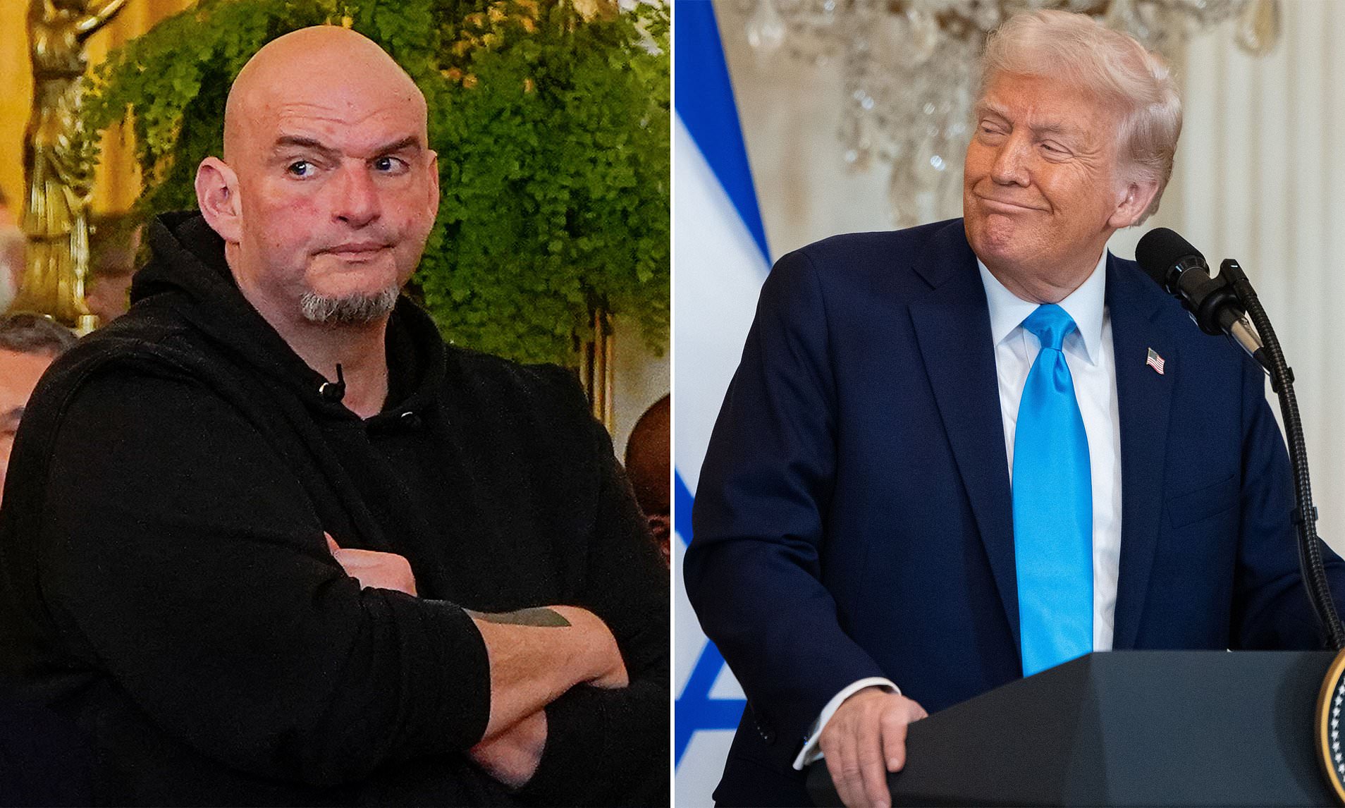 John Fetterman gives surprising take on Trump's Gaza plans