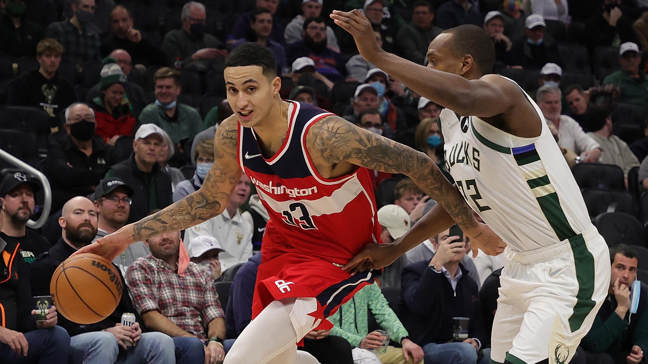 Bucks send Khris Middleton to Wizards in trade for Kyle Kuzma: Report