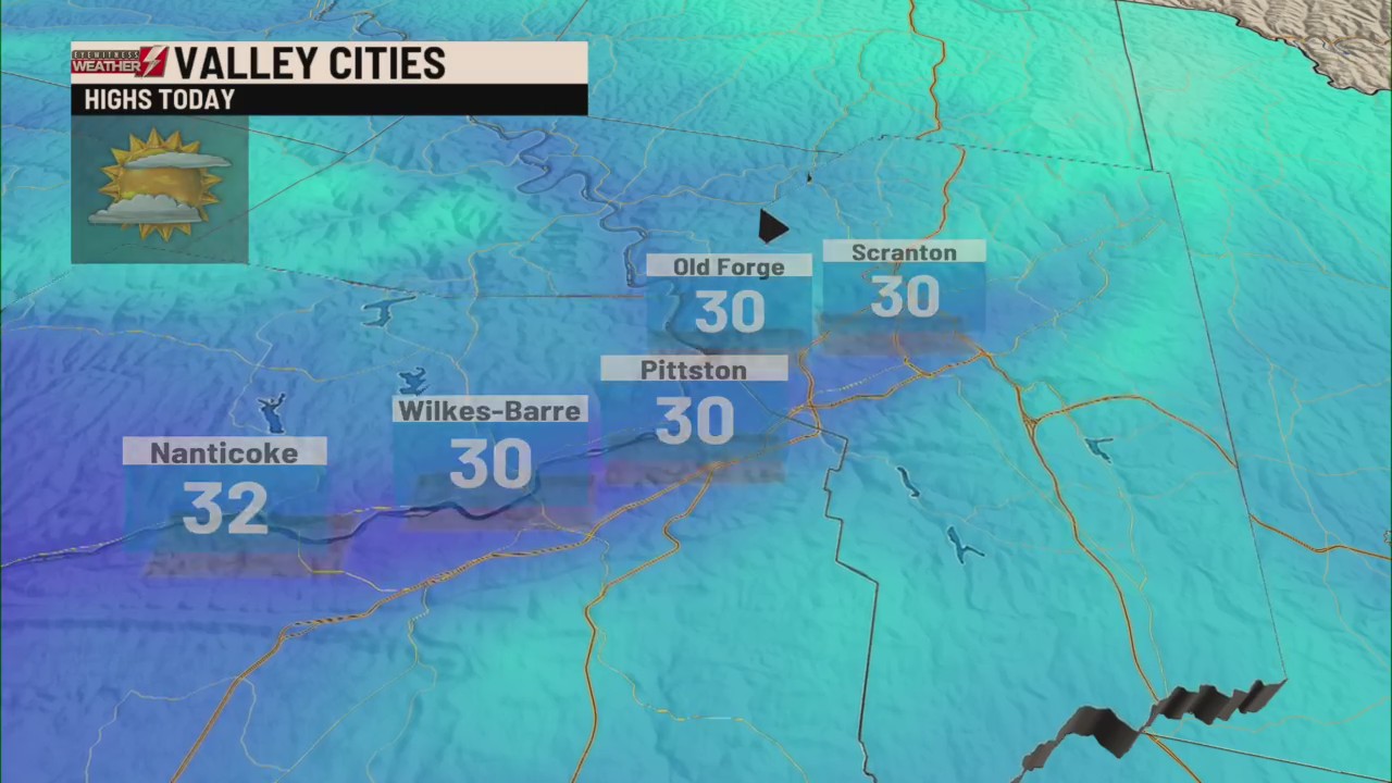 Wyoming Valley Weather Forecast - 2/5/25 - AFTERNOON