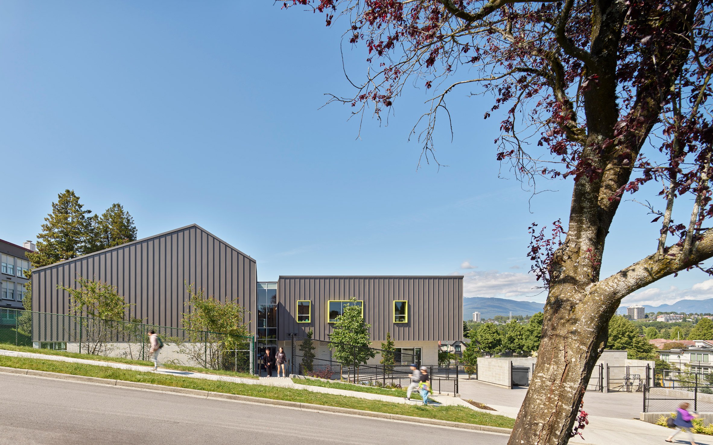 Mass timber forms structural system of Vancouver school by HCMA