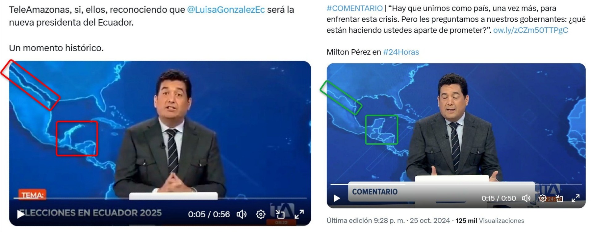 Video de Teleamazonas fue alterado con una encuesta que da por ganadora ...
