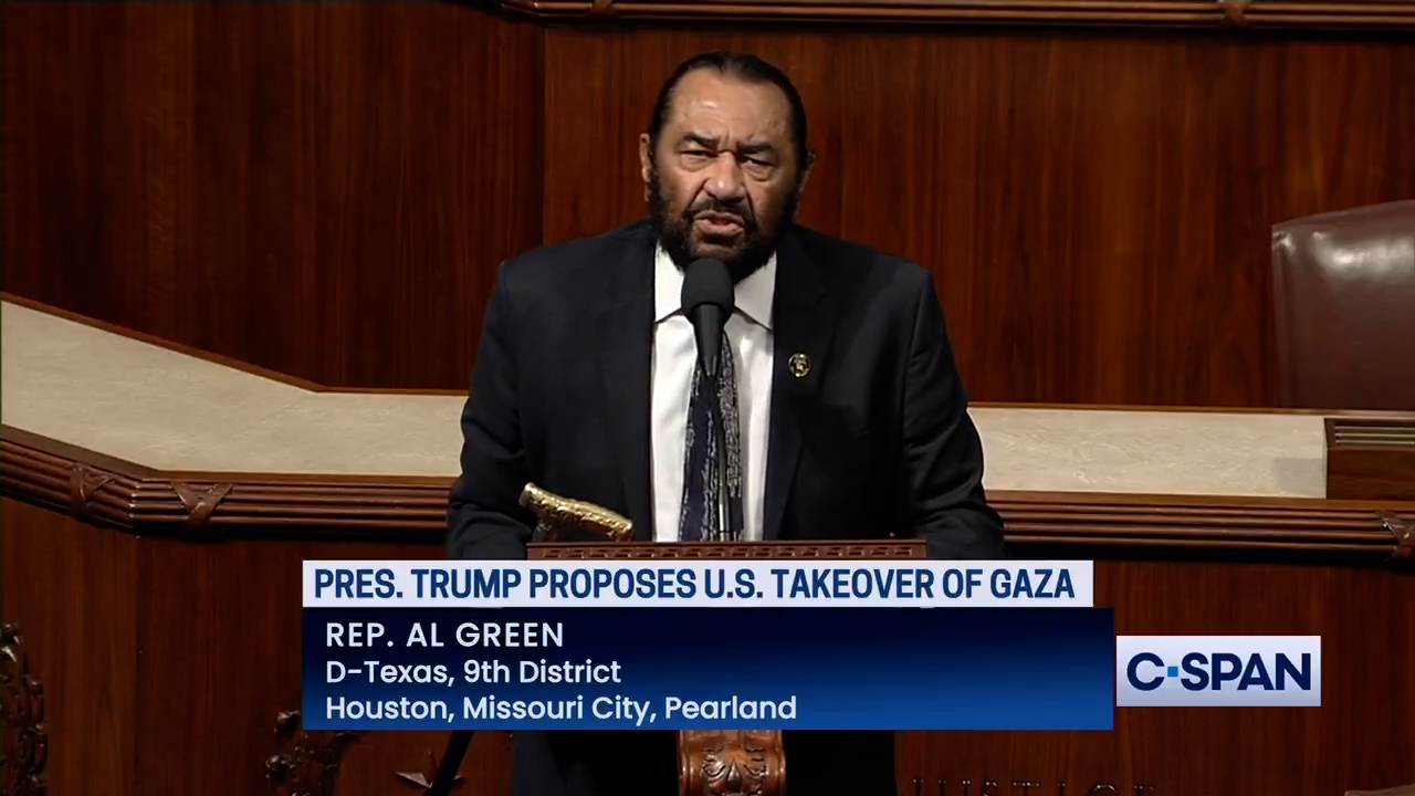 Democratic Rep. Al Green Brings First Articles of Impeachment of Trump ...