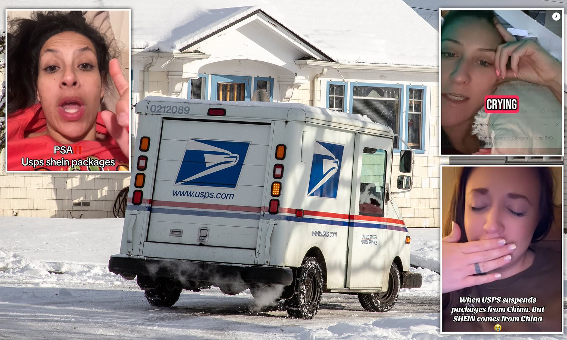 USPS says it will still accept packages from China