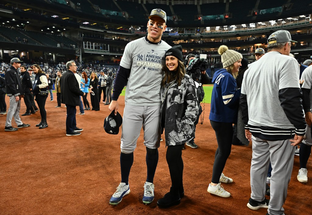 Aaron Judge, wife Samantha welcome couple’s first child