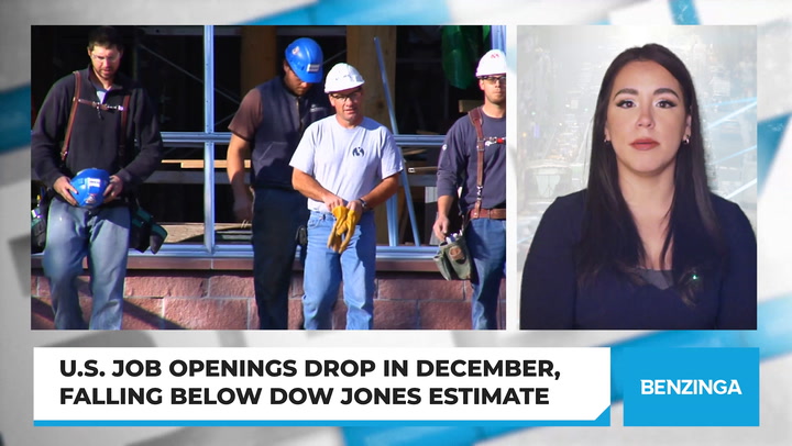 U.S. Job Openings Drop in December, Falling Below Dow Jones Estimate