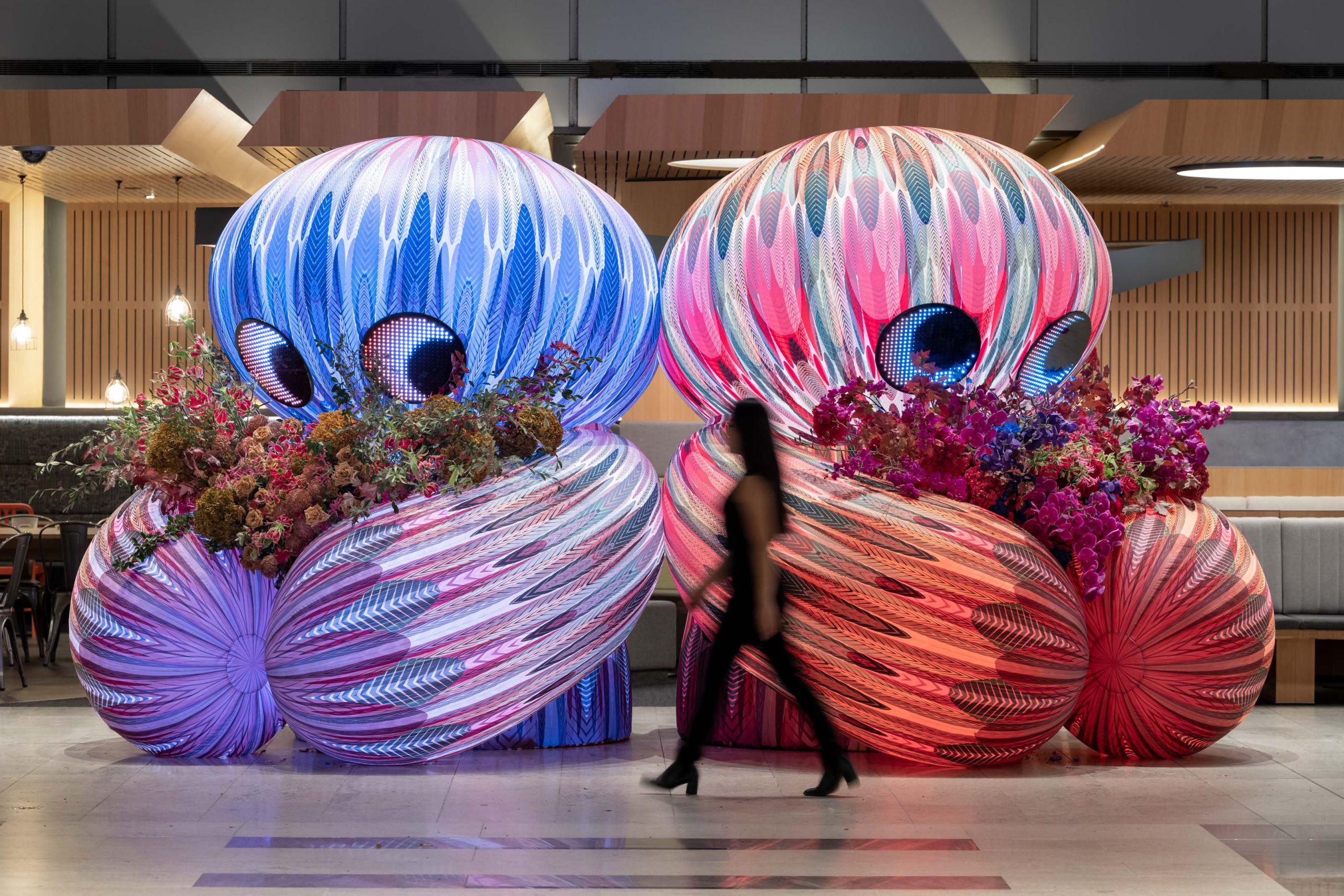 Whimsical alien sculptures set to transform Woodruff Park