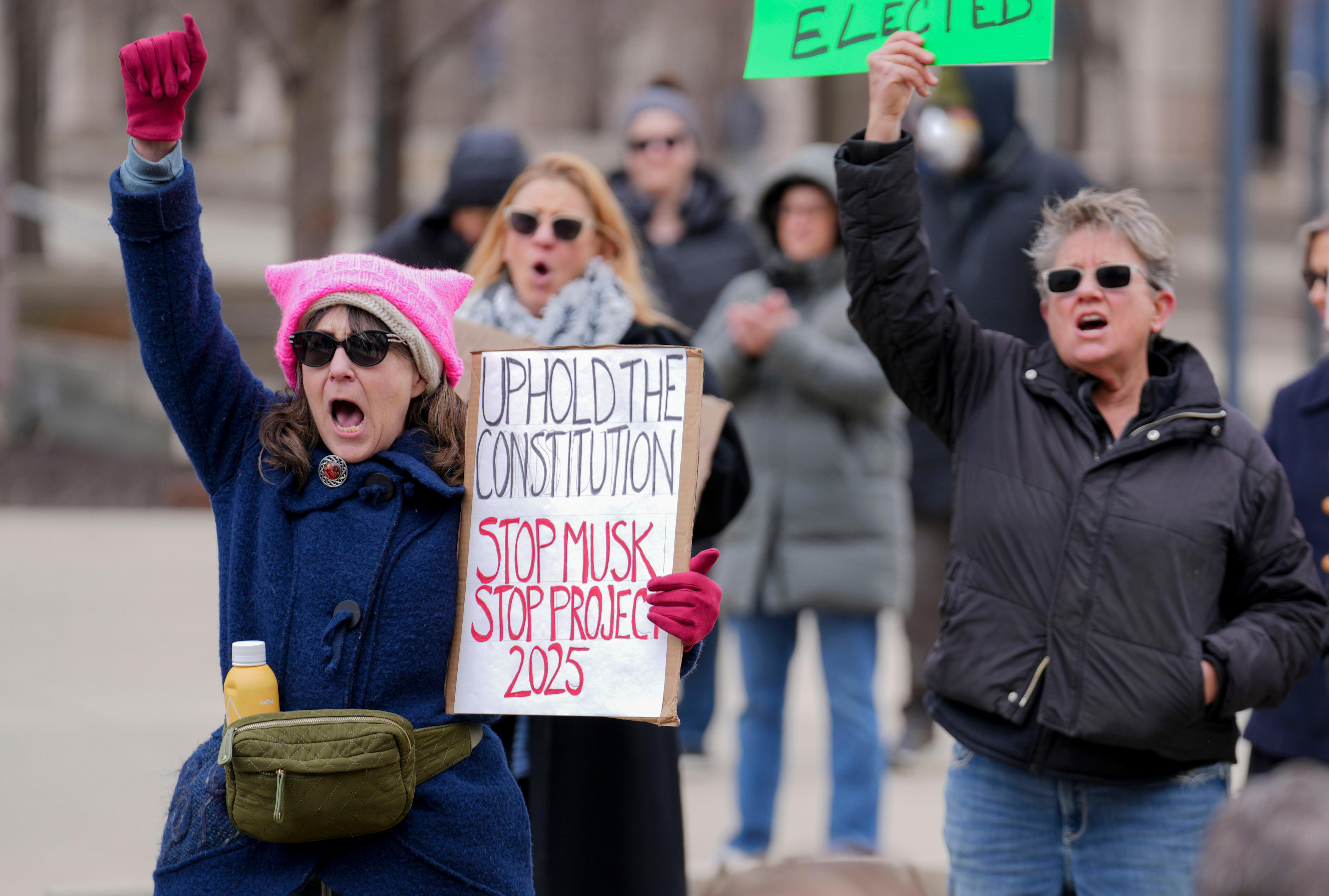 Nationwide Trump protests over immigration, Elon Musk draw 400-plus to ...