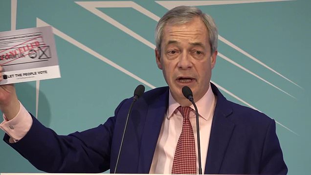 Farage 'blooming angry' at the cancellation of local elections in nine ...