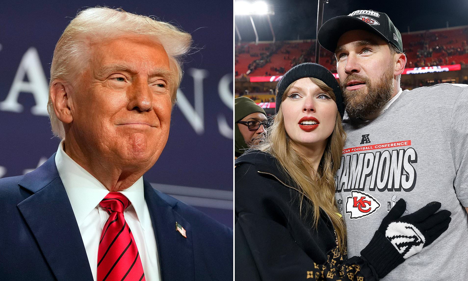 Why Donald Trump will be joining Taylor Swift in supporting Travis ...