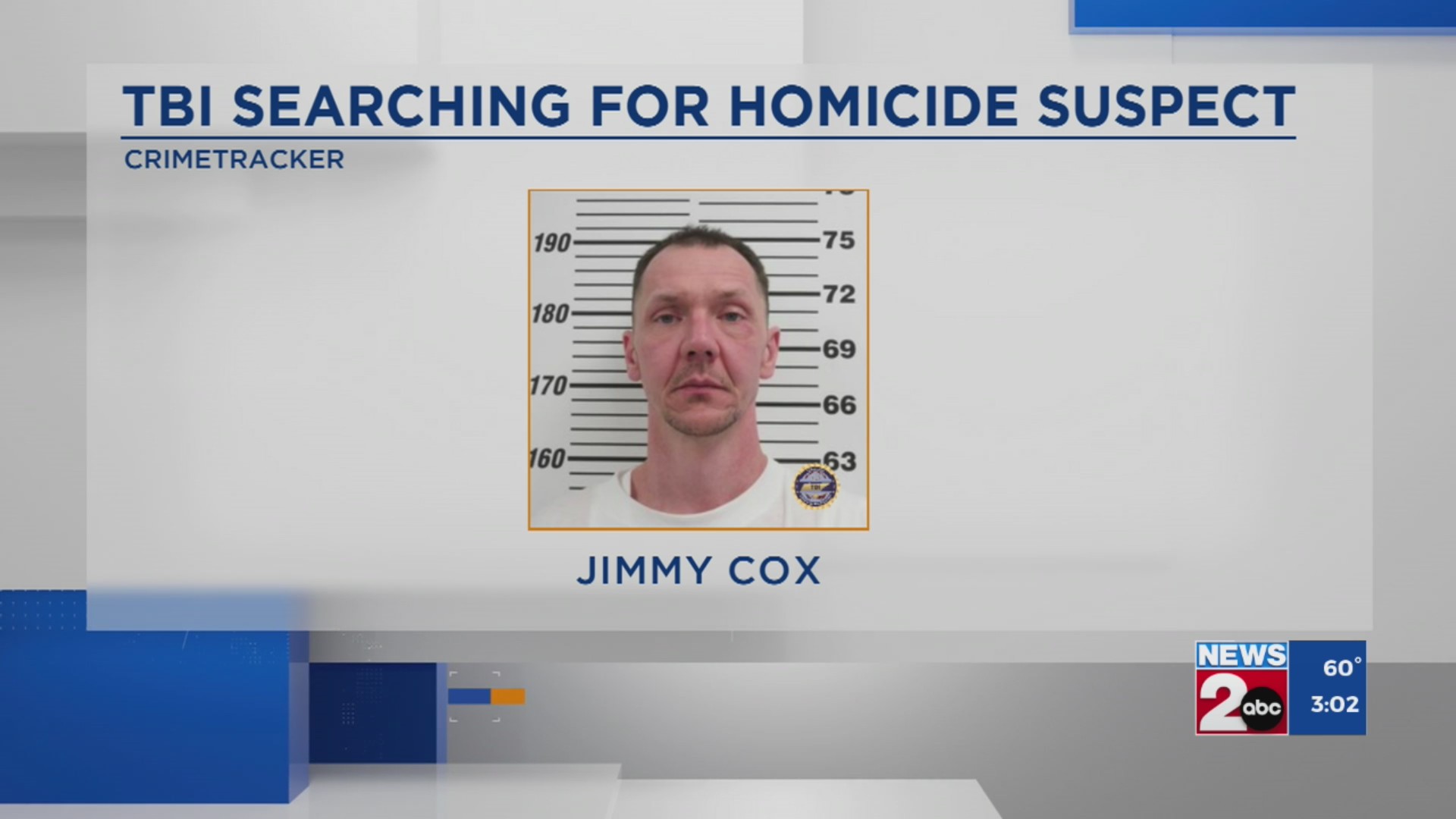 Robertson County, TN homicide suspect added to TBI's 'Most Wanted'